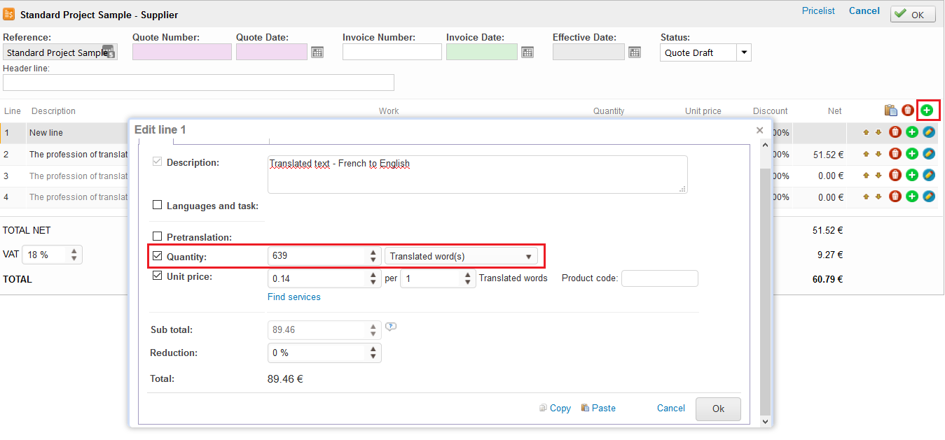 Source vs. Target Word Count