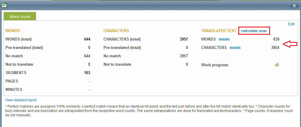 Source vs. Target Word Count