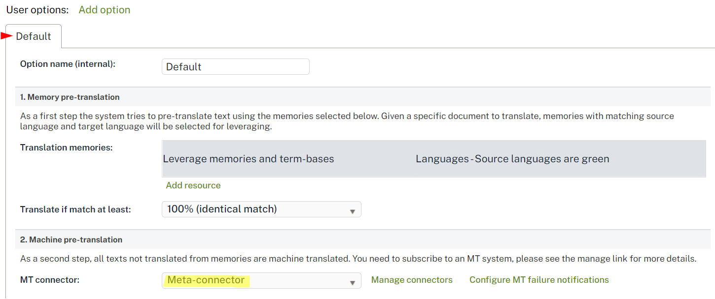How can I limit the offer of languages supported in MT Hive?