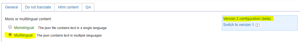 Translate multilingual JSON - Tutorial