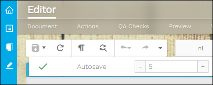 Does the system automatically save all work conducted in the ...
