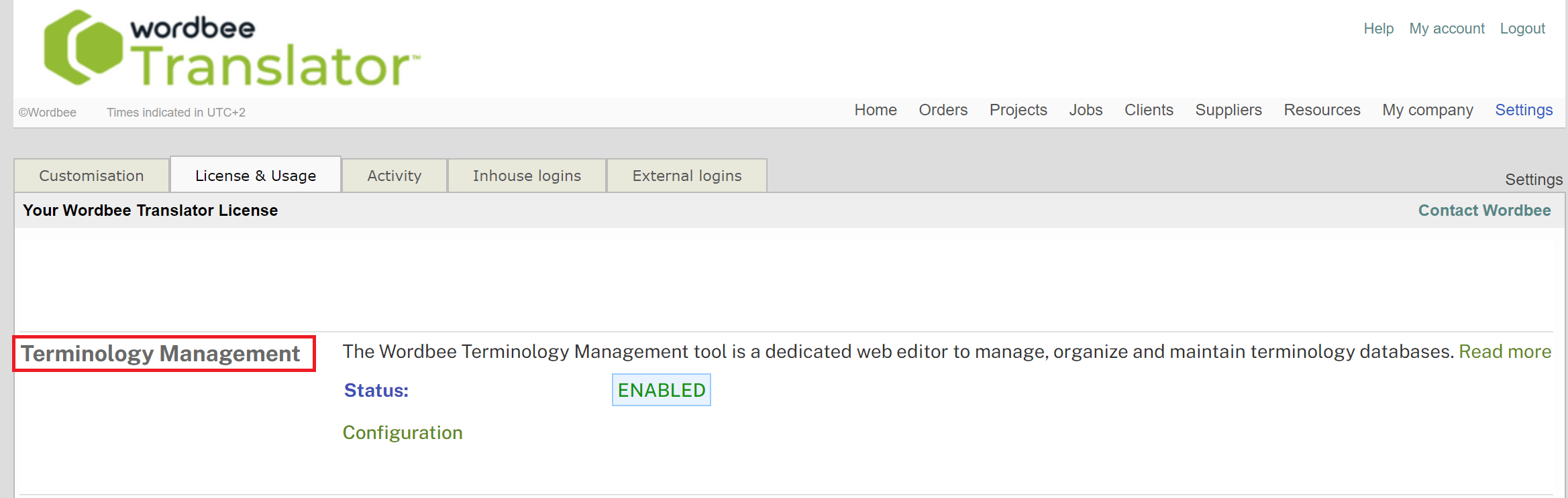 Getting started with the Terminology Management tool