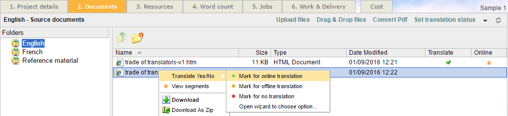 Versioning management (Standard project)