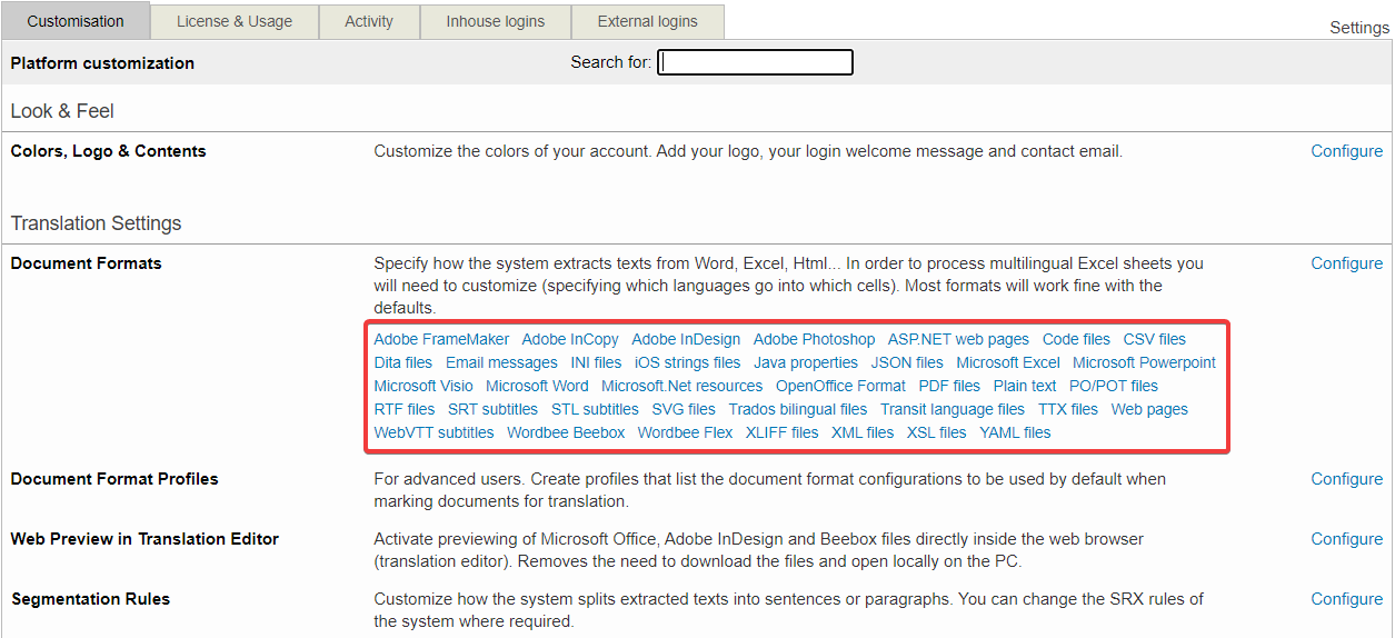 How can I exclude sections of text from being translated?