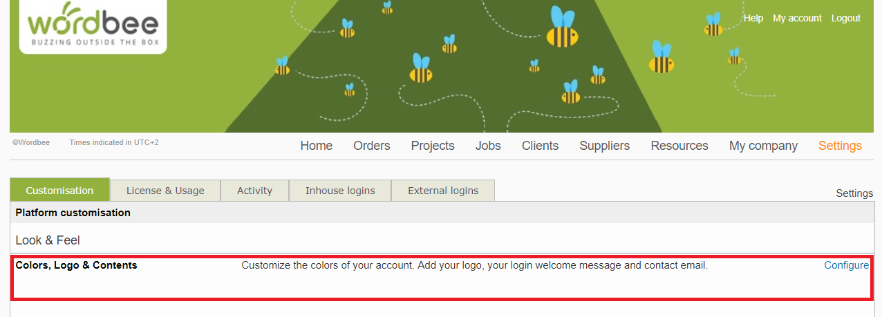 Look and Feel Settings