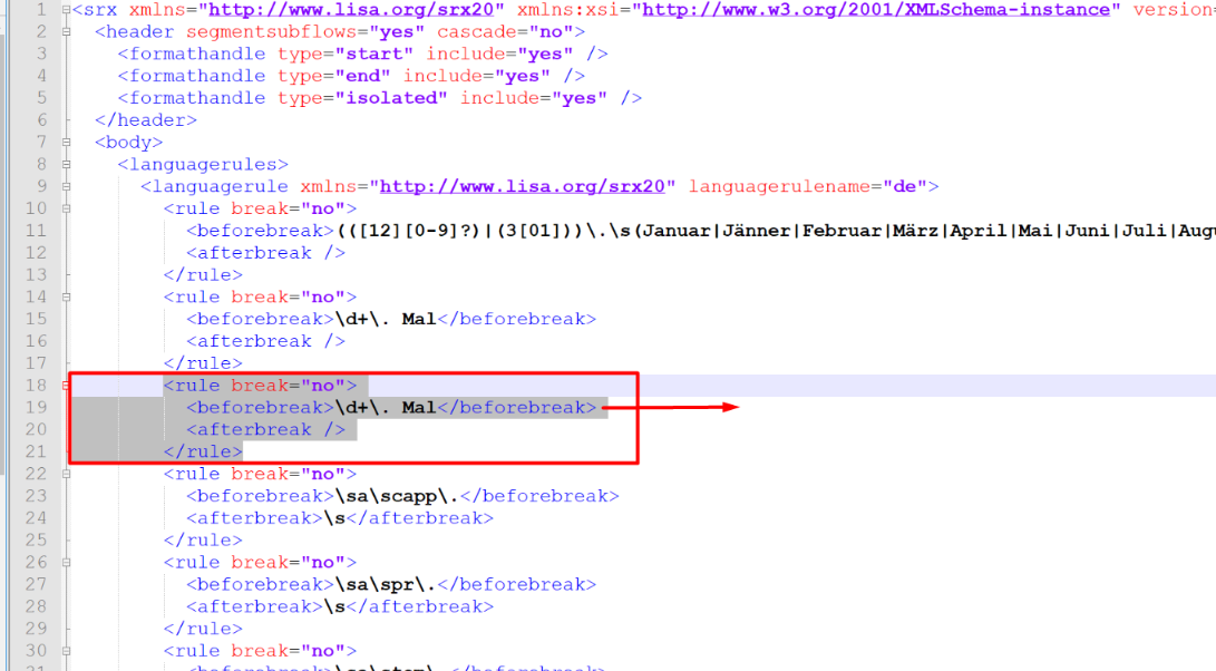 Modifying SRX Rule Configurations