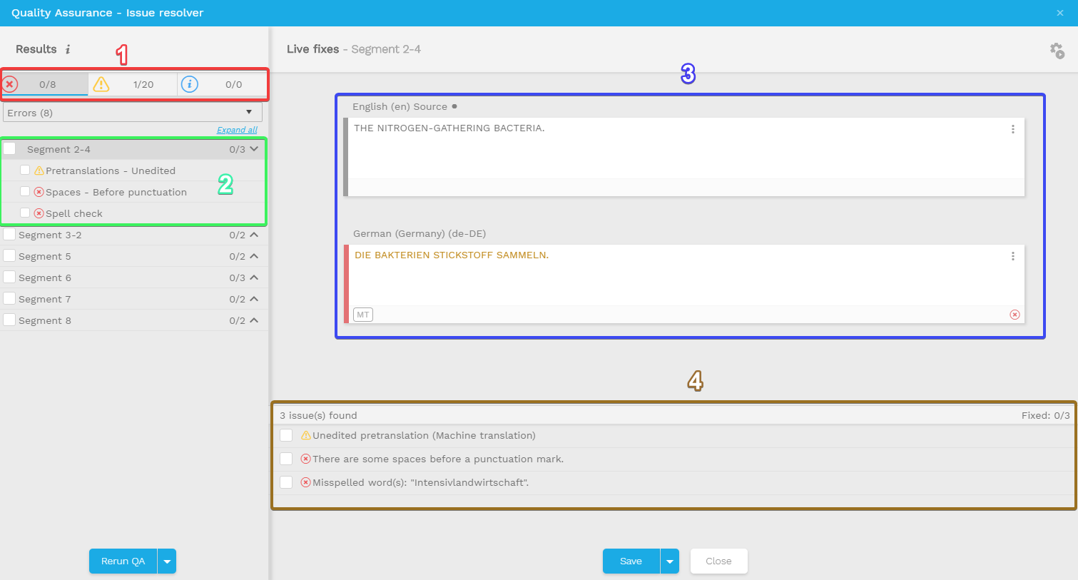 Run A Qa In The Issue Resolver